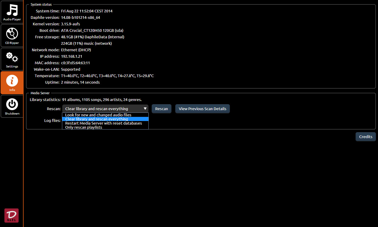 DAPHILE/NUC allons à l'essentiel :) - Enceintes et Musiques