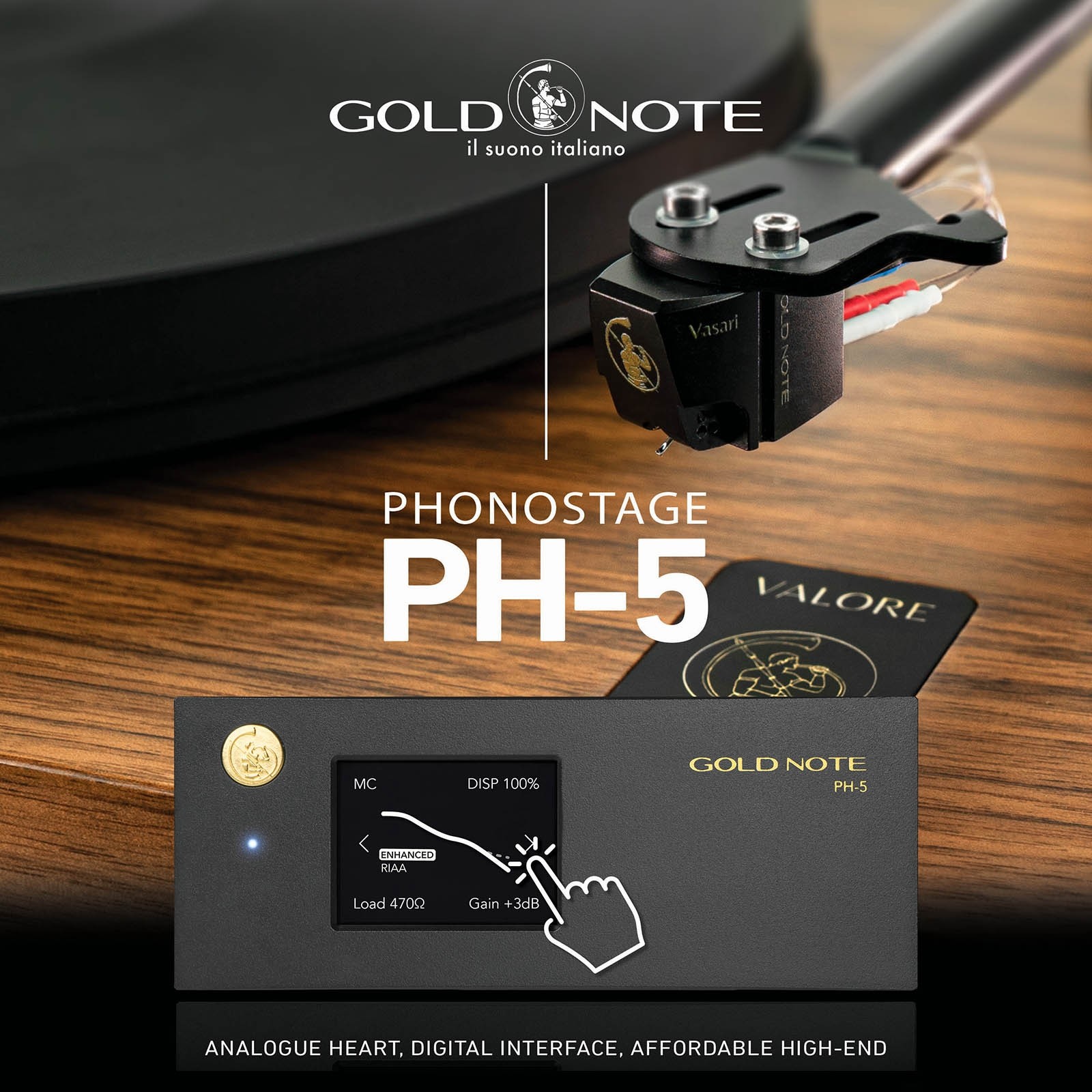 Gold Note PH-5 préamplis phono chez E&M à Paris