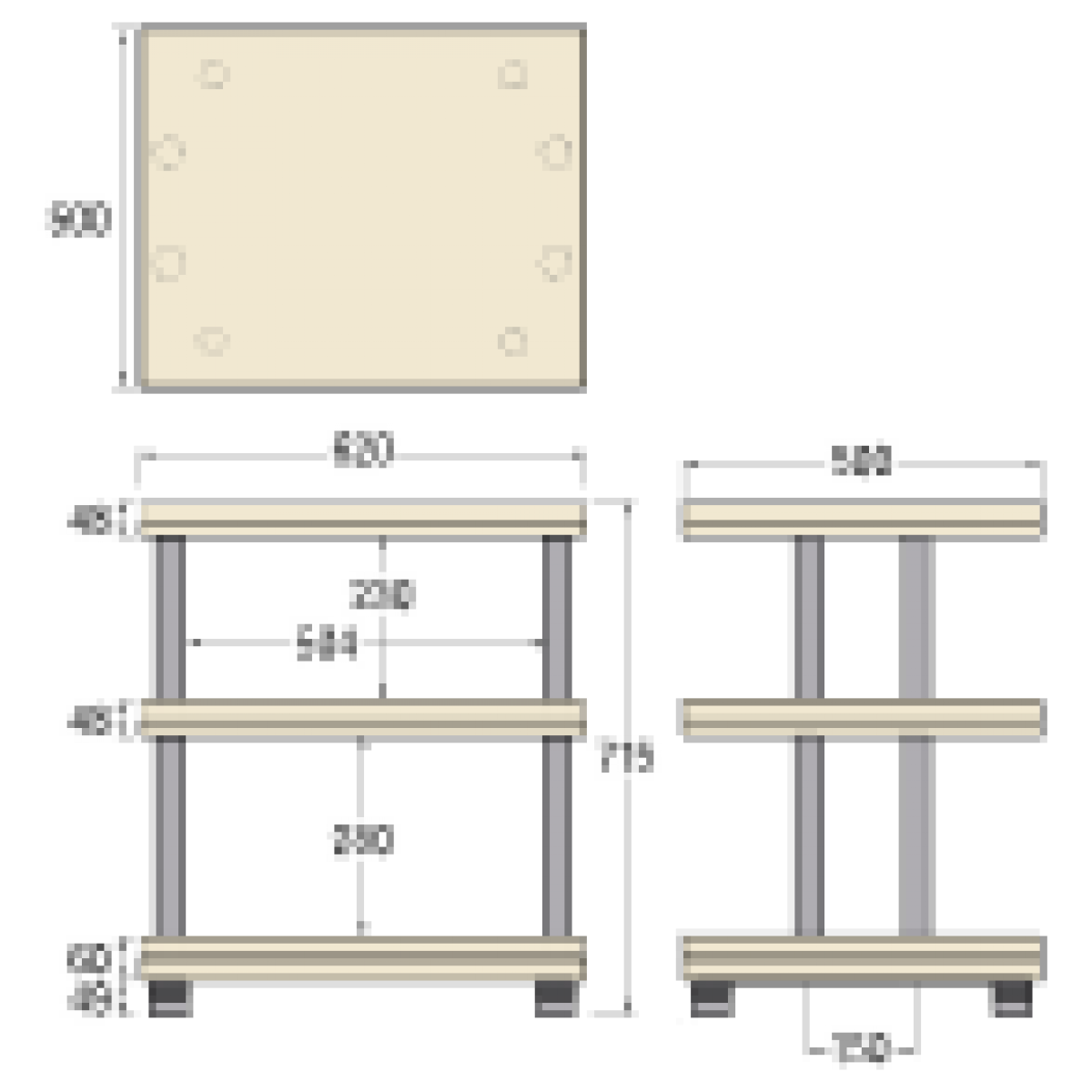TAOC CSR-3S meubles hifi chez E&M à Paris